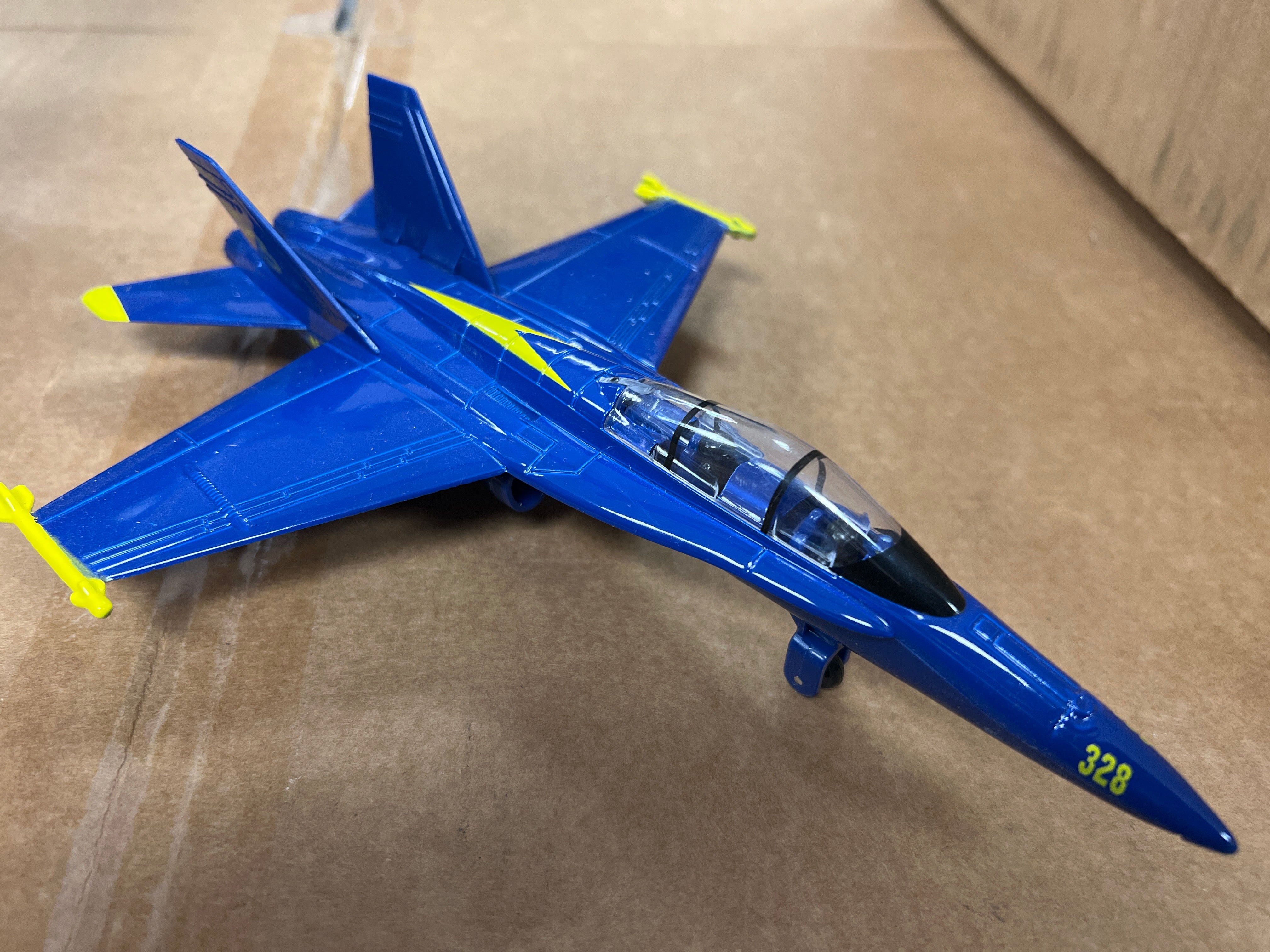 Blue Angels F-18 Hornet Diecast Pull Back Toy – MTS Aviation Models