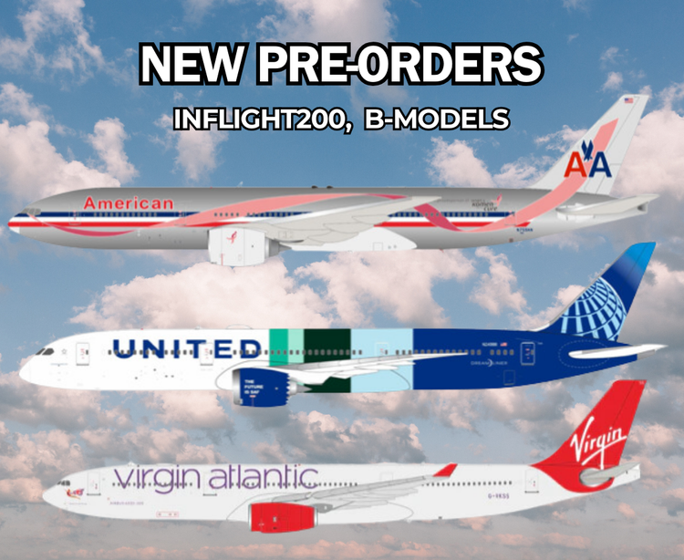 MTS Aviation Models - Gemini Jets, InFlight200, Hobby Master