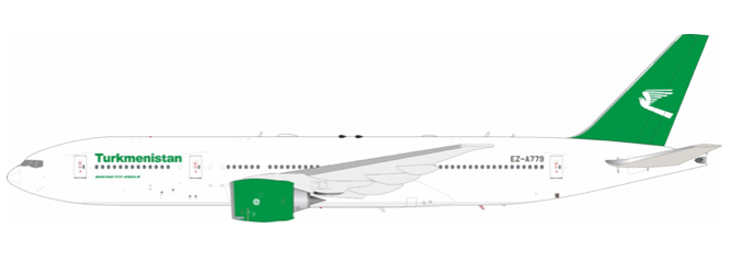 Retro Models RM77202 1:200 Turkmenistan Airlines Boeing 777 – MTS ...