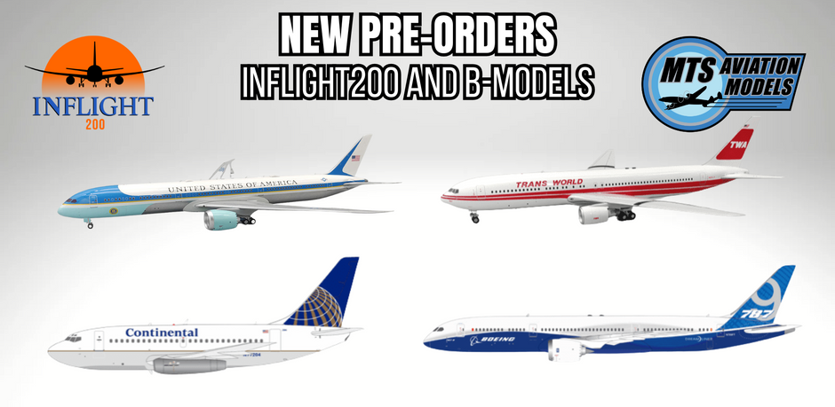 MTS Aviation Models - Gemini Jets, InFlight200, Hobby Master