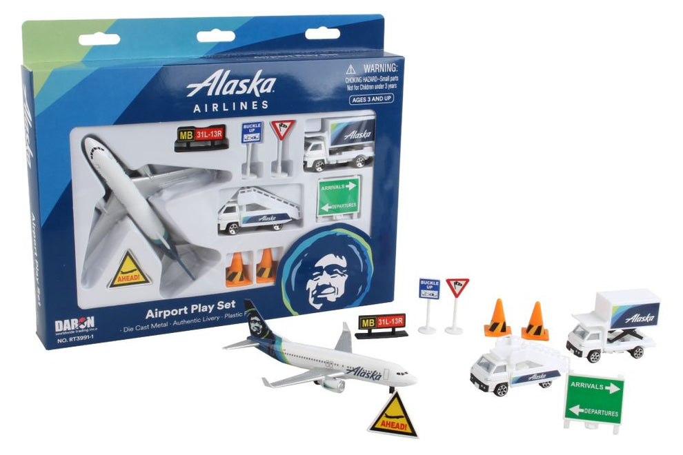 Alaska Airlines Airport Playset New Livery RT3991-1 – MTS Aviation Models