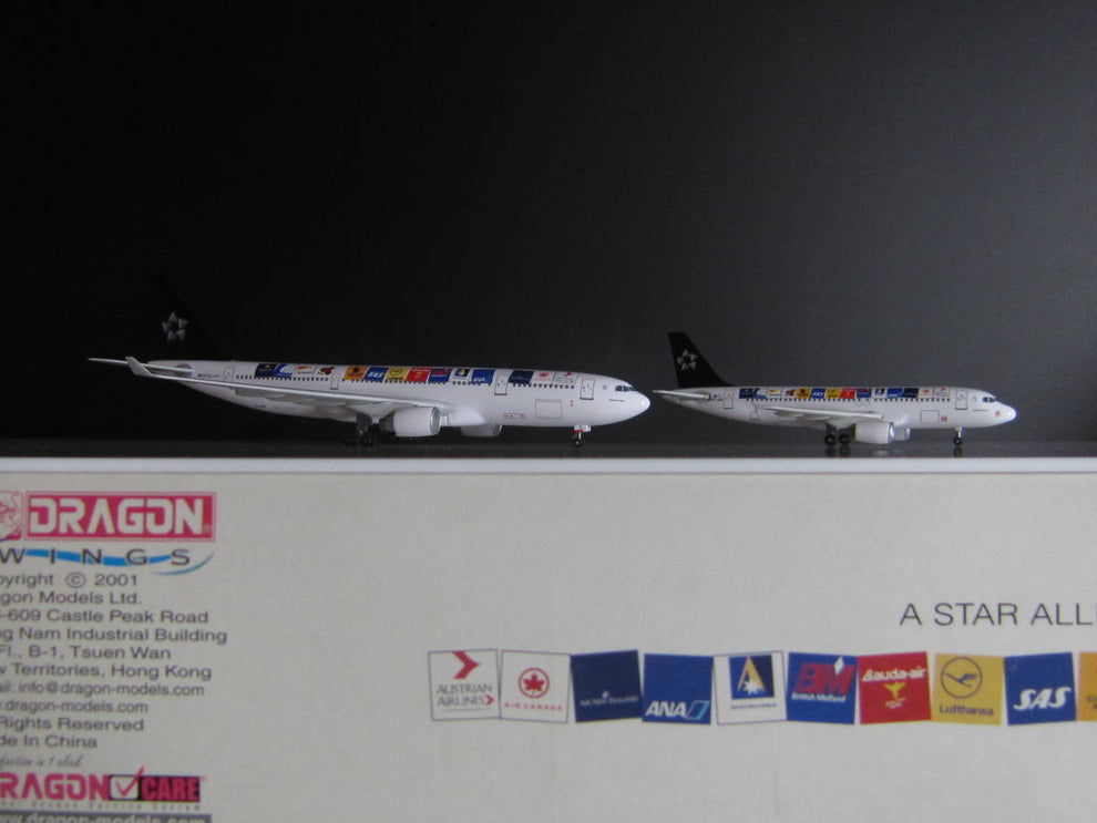 Dragon Wings 55378-03 1:400 Austrian Airlines Airbus 320 & Airbus A330 ...