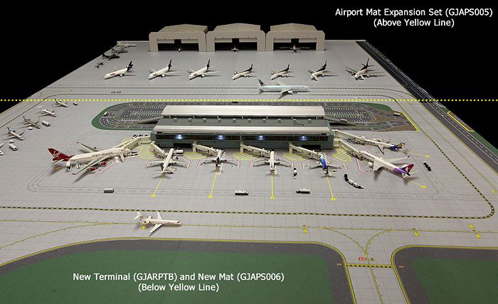 Gemini Jets GJAPS006 1:400 2 PIECE AIRPORT MATT SET FOR TERMINAL GJARP ...