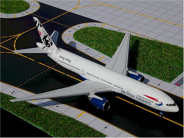 Gemini Jets GJBAW257 1:400 British Airways Boeing 777-200 G-VIIT Hong ...