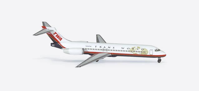 Herpa Wings 512374 1:500 TWA Boeing 717-200 – MTS Aviation Models