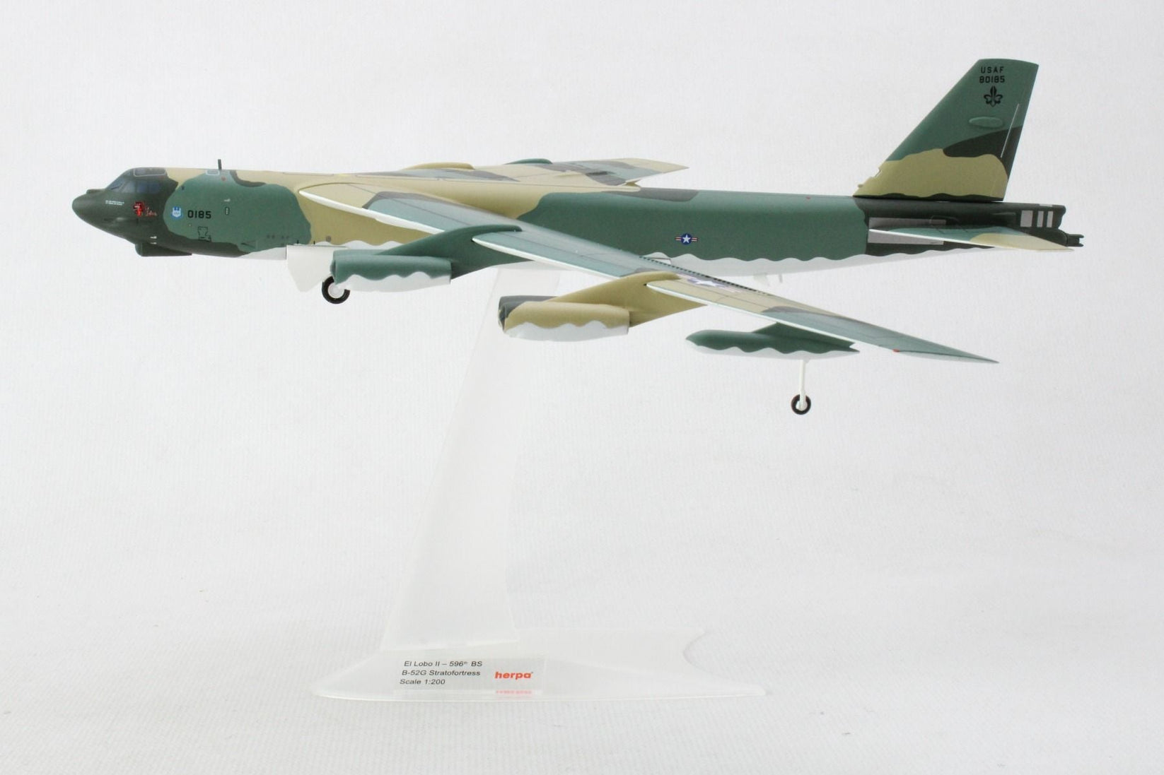 Herpa Wings 572767 1:200 USAF B-52G 596th Bomber Squadron, 2nd Bomb ...