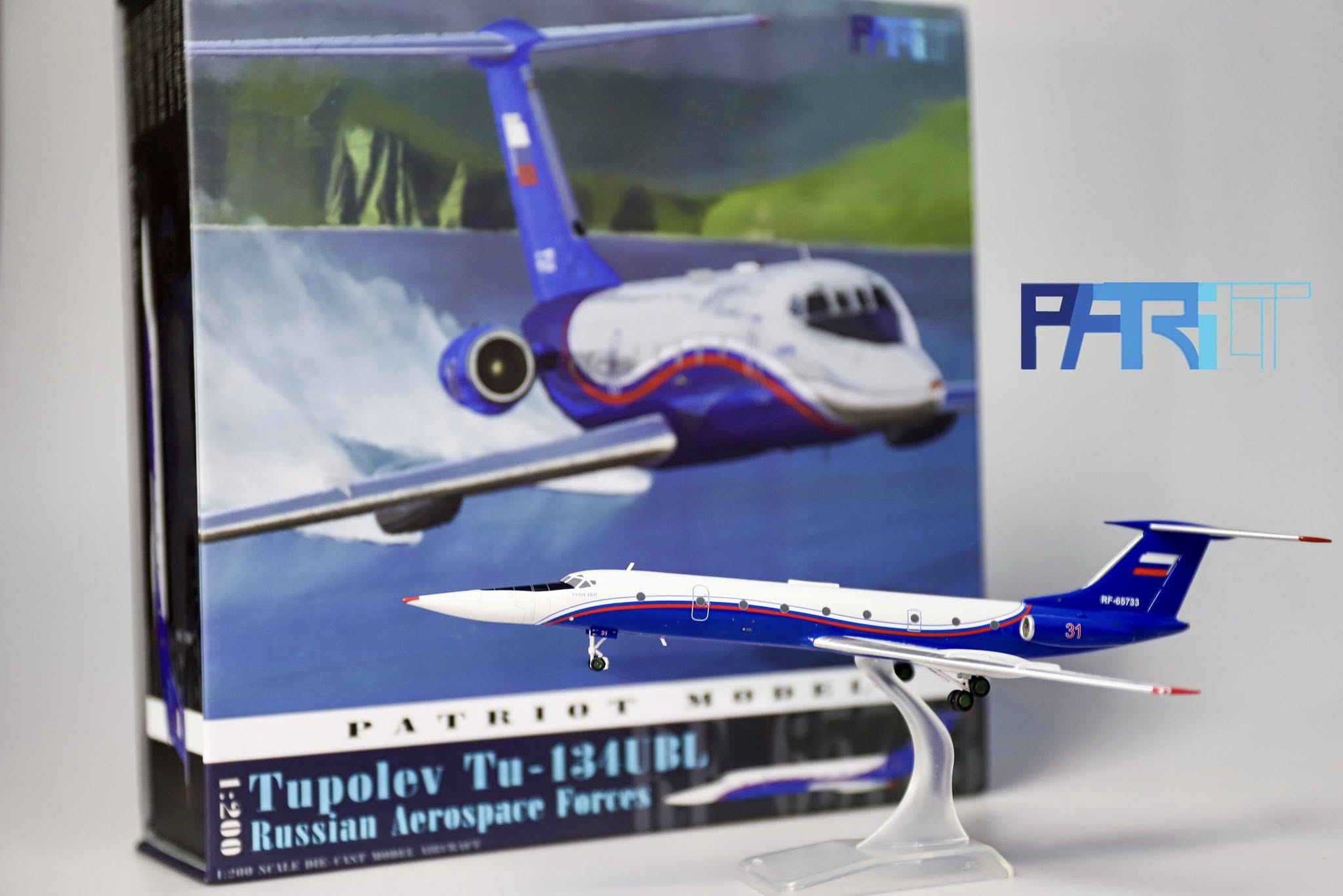 Patriot Model PT-200-009 1:200 Russian Air Force Tu-134UBL RF6573 – MTS ...