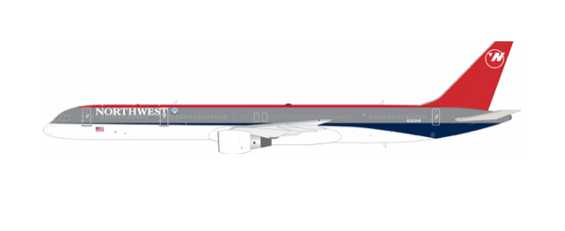 B-Models B-753-NW-583 1:200 Northwest Airlines Boeing 757-351 N583NW ...