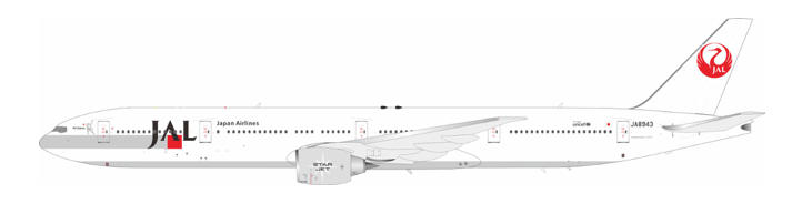 B-Models B-773-JAL-943 1:200 Japan Airlines – MTS Aviation Models