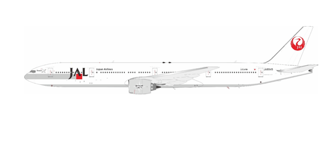 B-Models B-773-JAL-945 1:200 JAL Boeing 777-346 JA8945 Deneb – MTS ...