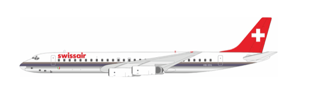 B-Models B-862-SR-IDG-PR 1:200 DC-8-62 SWISSAIR – MTS Aviation Models