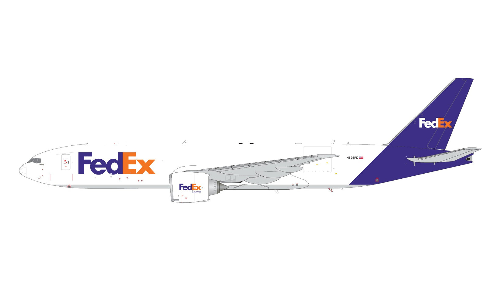 Gemini Jets G2FDX1376 1:200 FedEx B777-200LRF – MTS Aviation Models