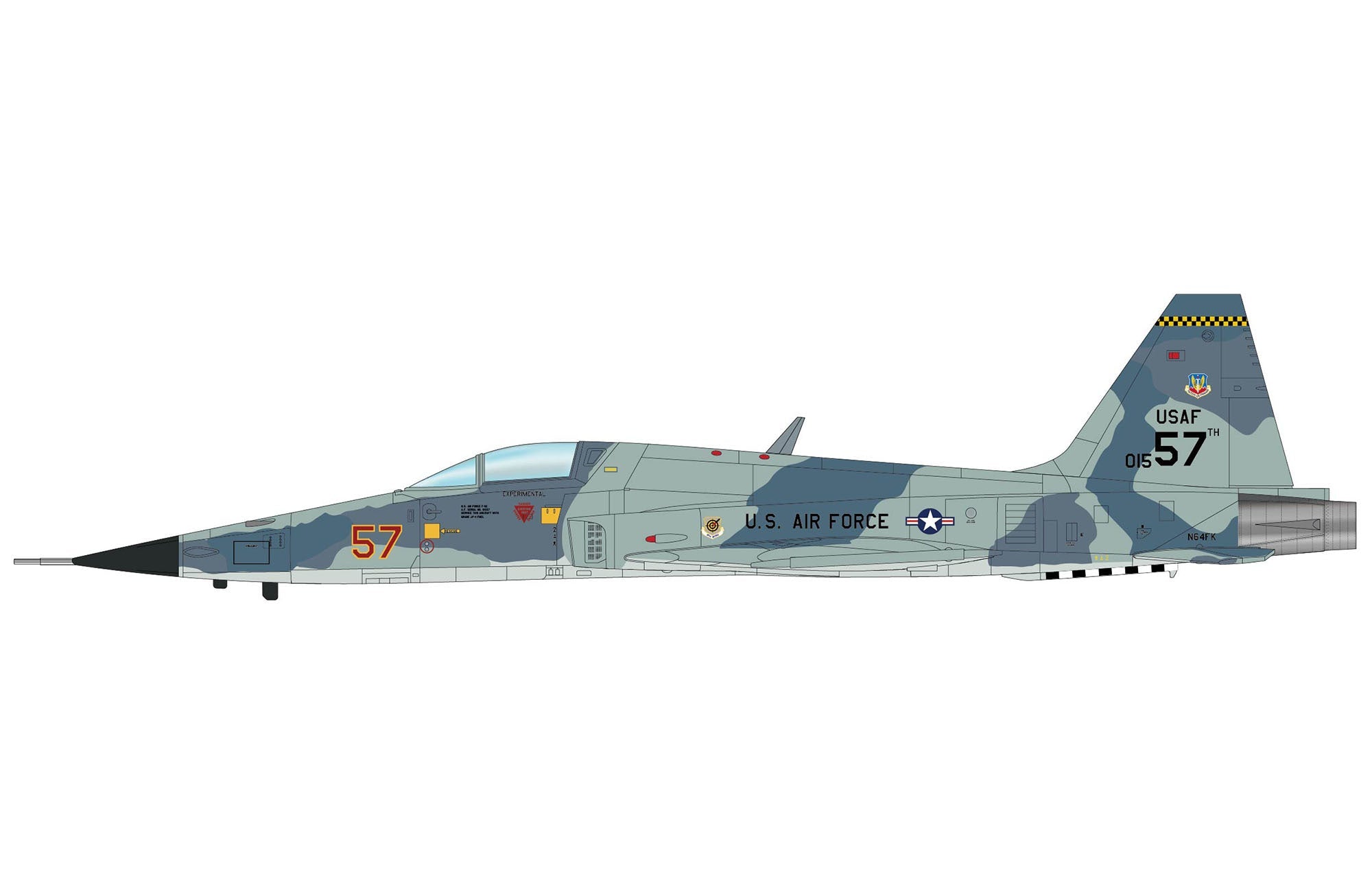 Hobby Master HA3387 1:72 F-5E Aggressor 01557, Nellis AFB, April 2025 ...