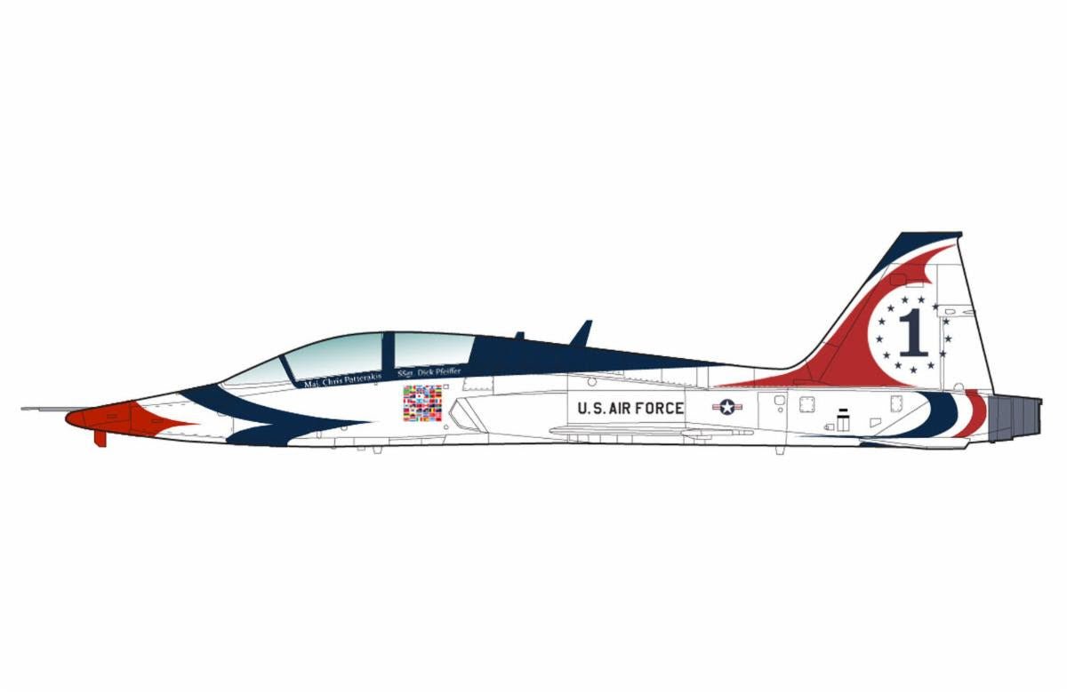 Hobby Master HA5415 1:72 T-38 "Thunderbirds" No.1 plane – MTS Aviation ...