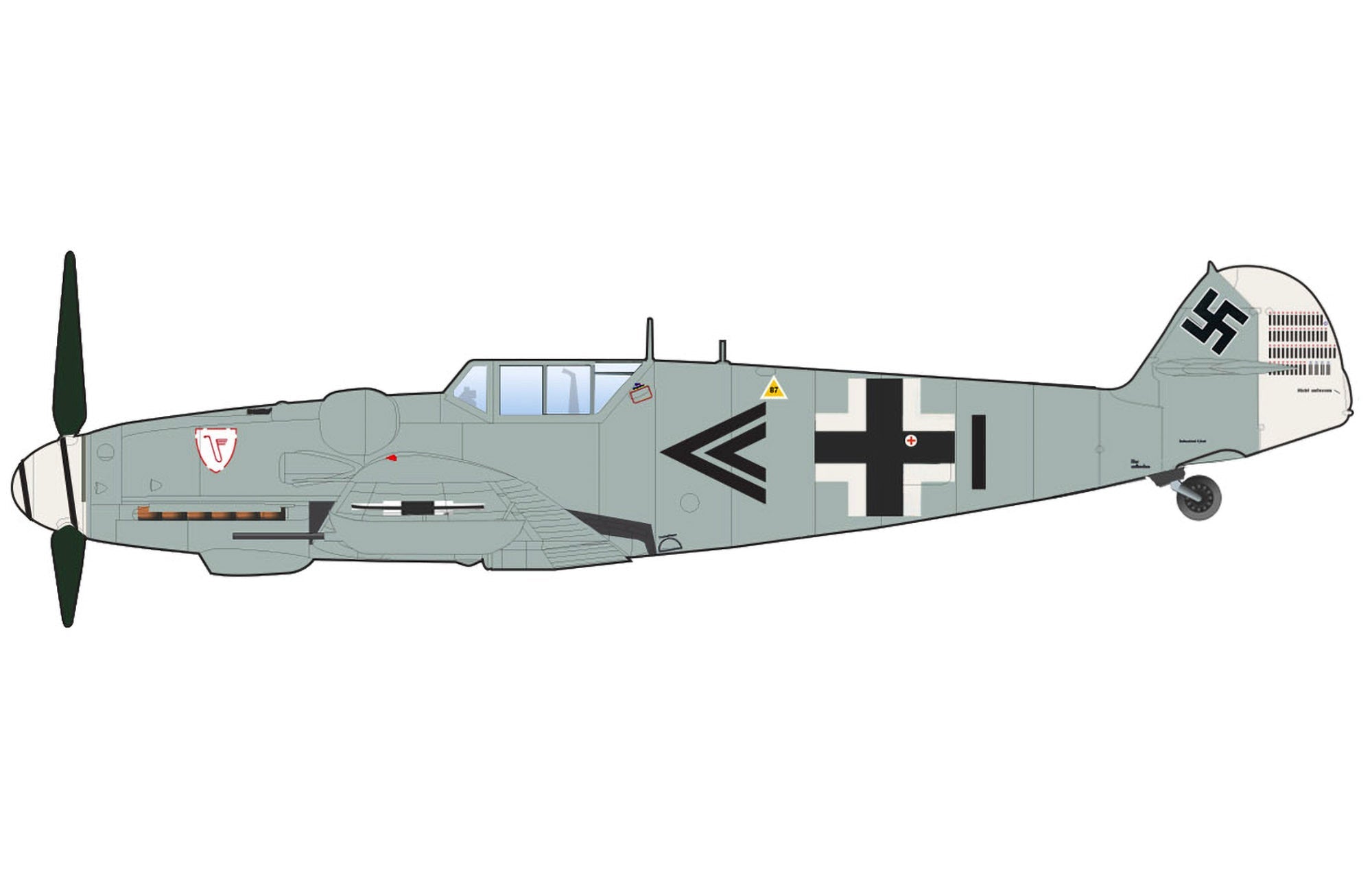 Hobby Master HA8768 1:48 BF 109G-5 "Walter Dahl" – MTS Aviation Models