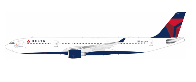 InFlight200 IF333DL0825 1:200 Delta Air Lines Airbus A330-323 N821NW ...