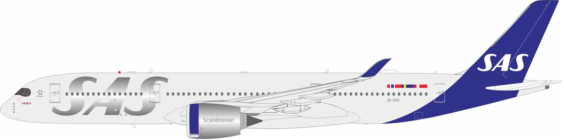 InFlight200 InFlight200 IF350SK0325 SAS A350-941 – MTS Aviation Models