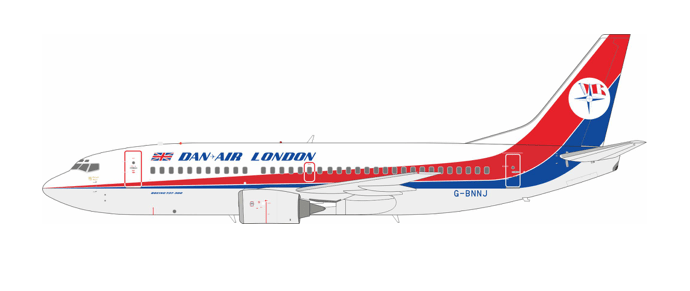 InFlight200 IF733DA0825 1:200 Dan-Air London Boeing 737-3Q8 – MTS ...