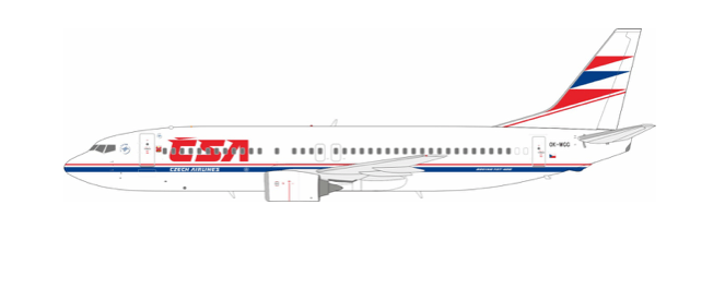 InFlight200 IF734OK0725 1:200 CSA - Czech Airlines Boeing 737-4Y0 – MTS ...
