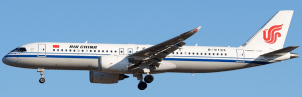 JC Wings XX1008 1:100 Air China COMAC C919 Reg: B-919X – MTS Aviation ...