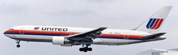 JC Wings XX40495 1:400 United Airlines Boeing 767-200 "Saul Bass" – MTS ...