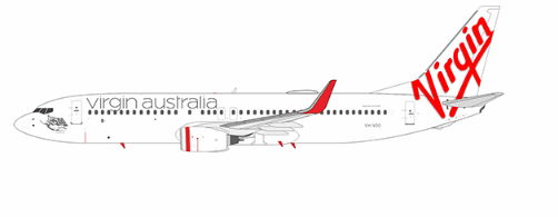 NG Models 08017 1:200 Virgin Australia Airlines 737-800/w – MTS ...