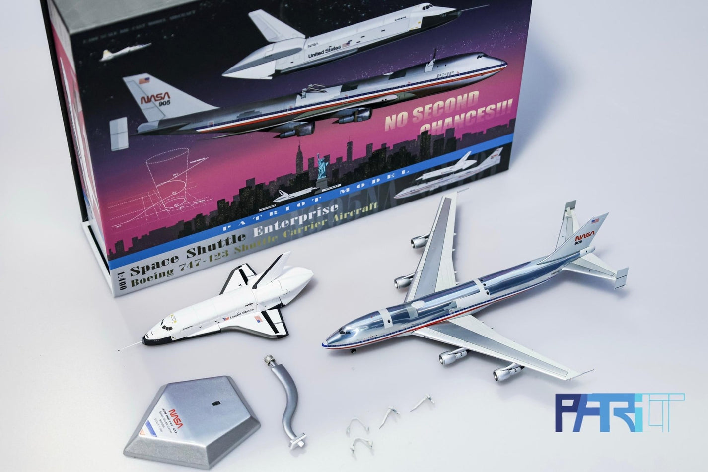 Pre-Order Patriot Model PT-400-023RLG 1:400 Boeing 747-123 NASA N905NA ...