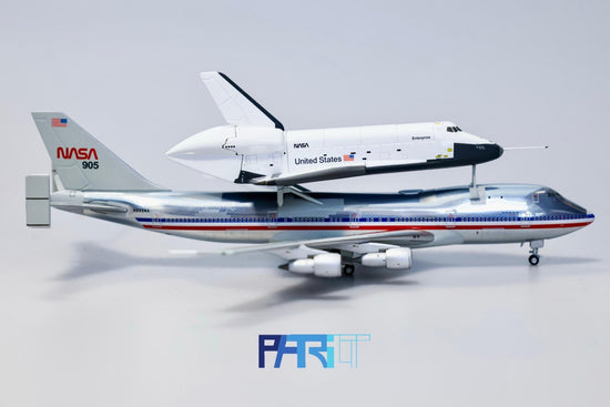 Patriot Model PT-400-023RLG 1:400 Boeing 747-123 NASA N905NA & Space S ...