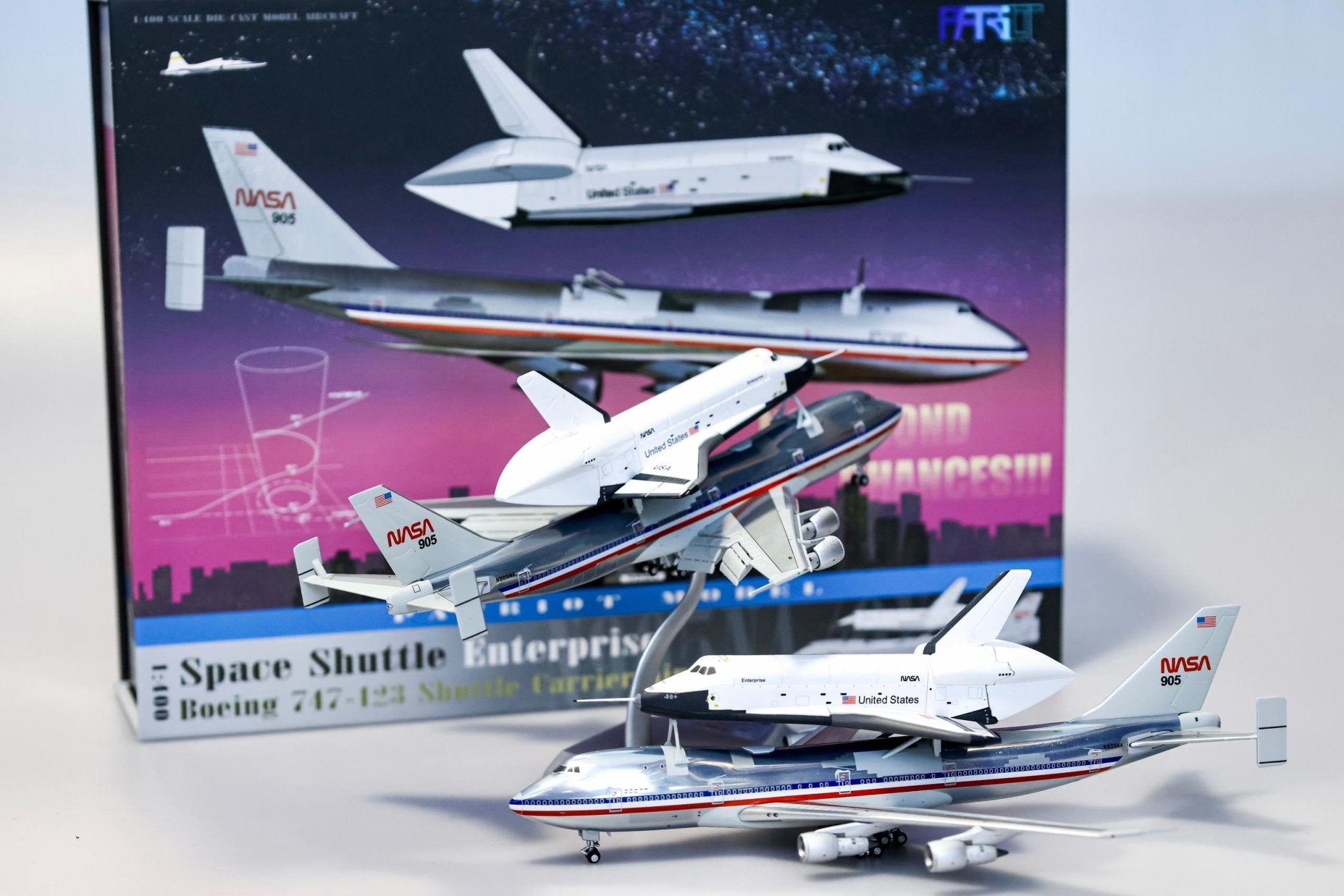 Pre-Order Patriot Model PT-400-023RLG 1:400 Boeing 747-123 NASA N905NA ...