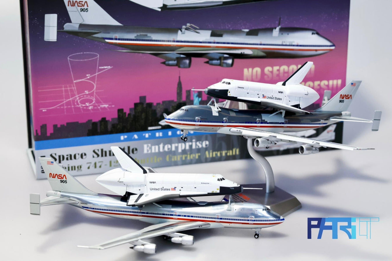 Pre-Order Patriot Model PT-400-023RLG 1:400 Boeing 747-123 NASA N905NA ...