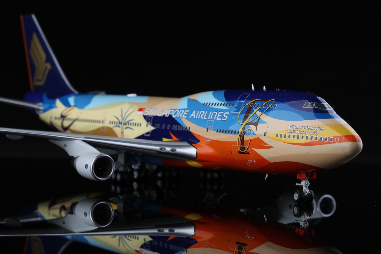 SQ Wings L2002 1:200 Singapore Airlines Boeing 747-400 9V-SPL Tropical ...