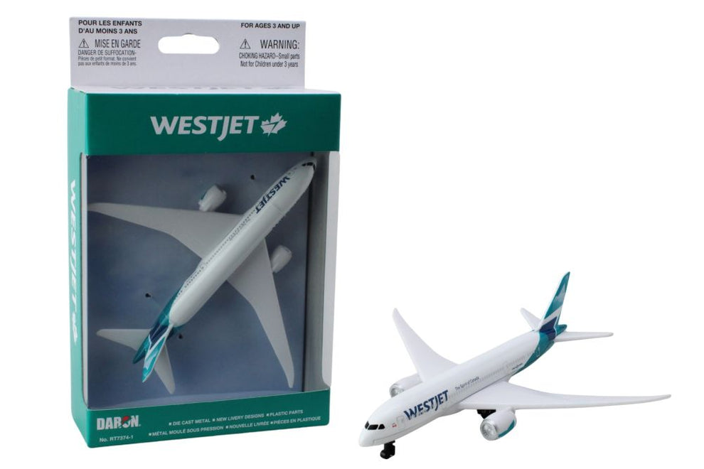 Daron RT7374-1 WestJet Single Plane New Livery – MTS Aviation Models