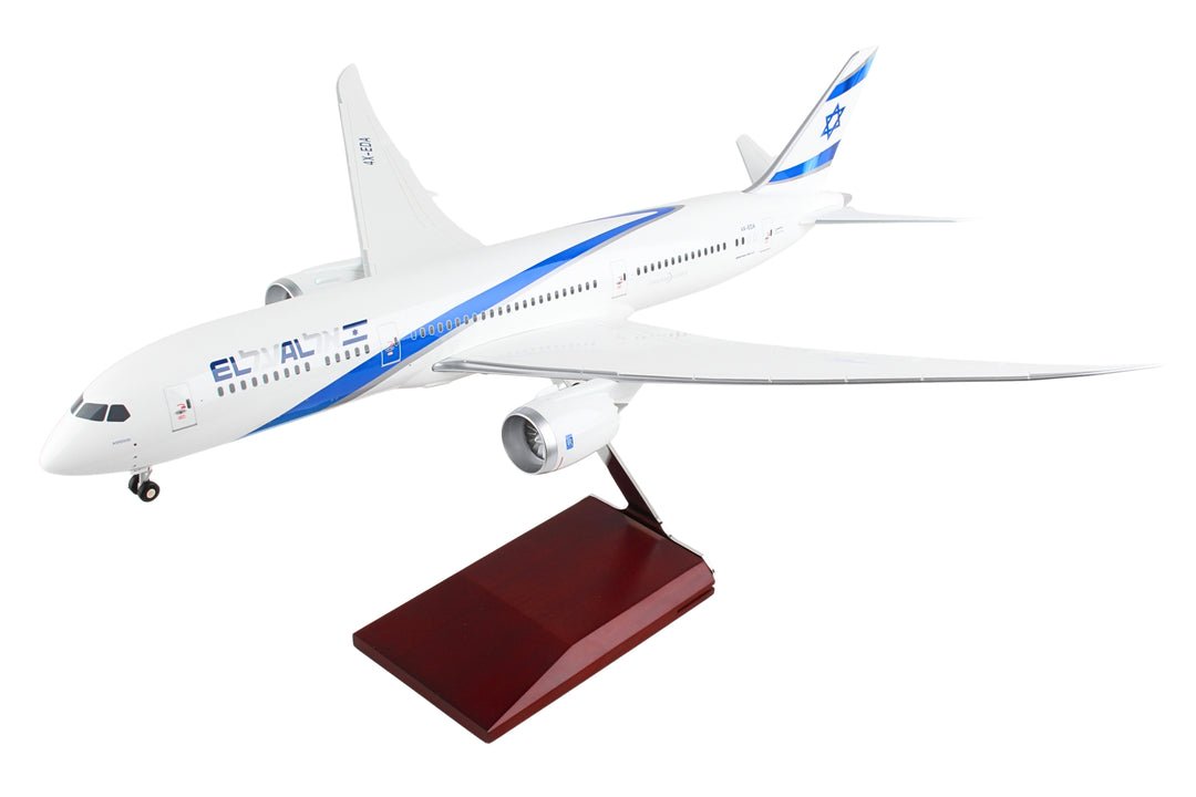 SkyMarks Elite SKR9007 1:100 El Al 787-9 4X-EDA – MTS Aviation Models