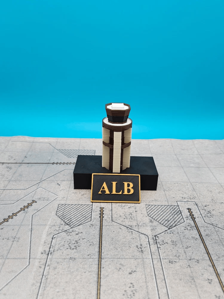 Tarmac Designs 1:400 Albany International Airport (ALB) ATC Tower – MTS ...