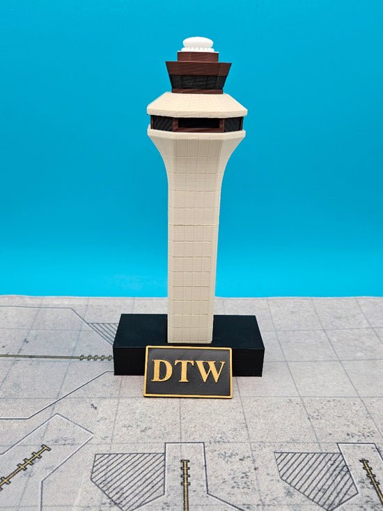 1:400 Detroit Metropolitan Wayne County Airport (DTW) ATC tower – MTS ...