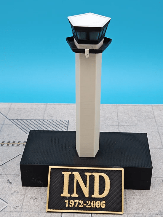 Tarmac Designs 1:400 Indianapolis ATC Tower (IND) - OLD – MTS Aviation ...