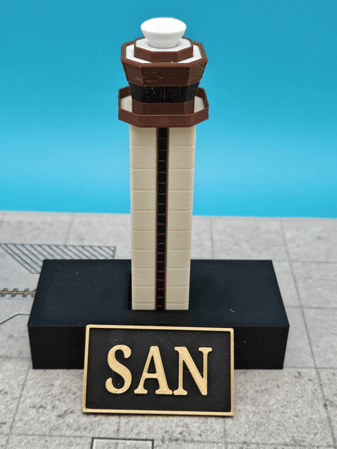 Tarmac Designs 1:400 San Diego International Airport ATC Tower (SAN ...