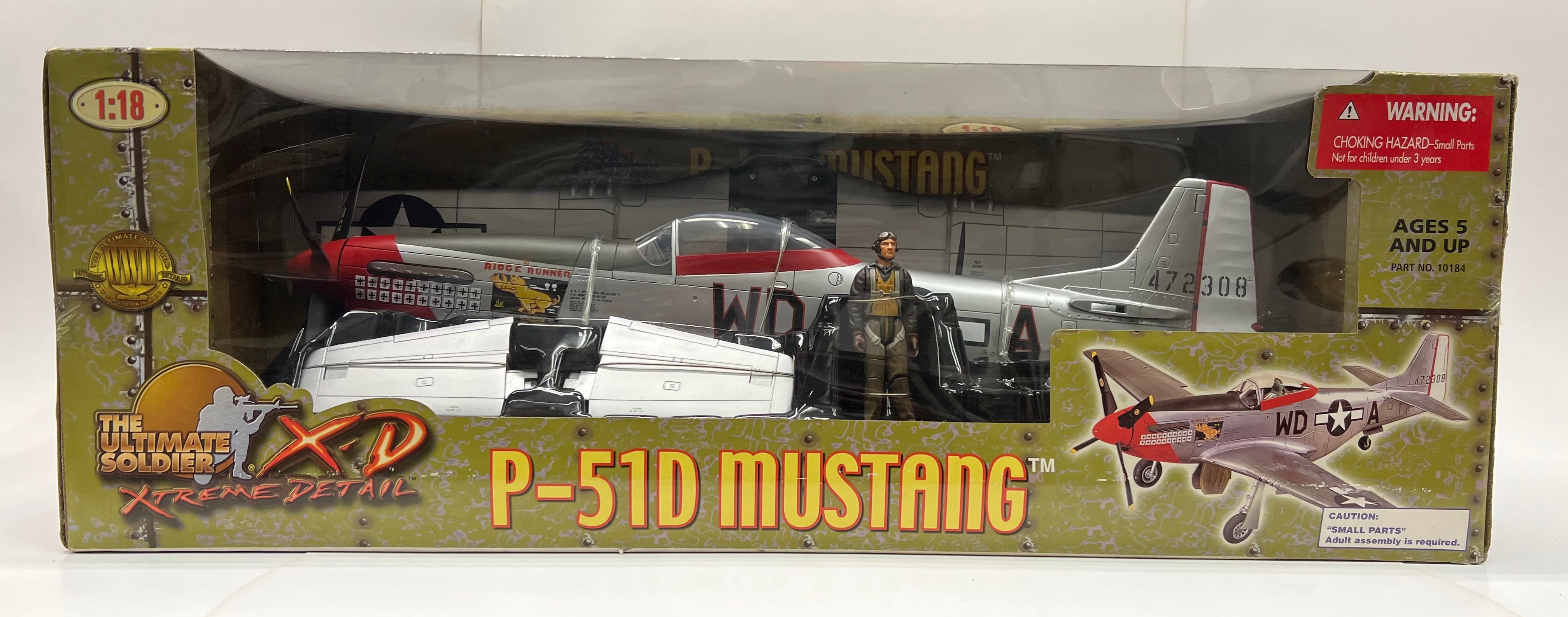 21st Century Toys 1:18 P-51D Mustang Ridge Runner - MTS Aviation Models